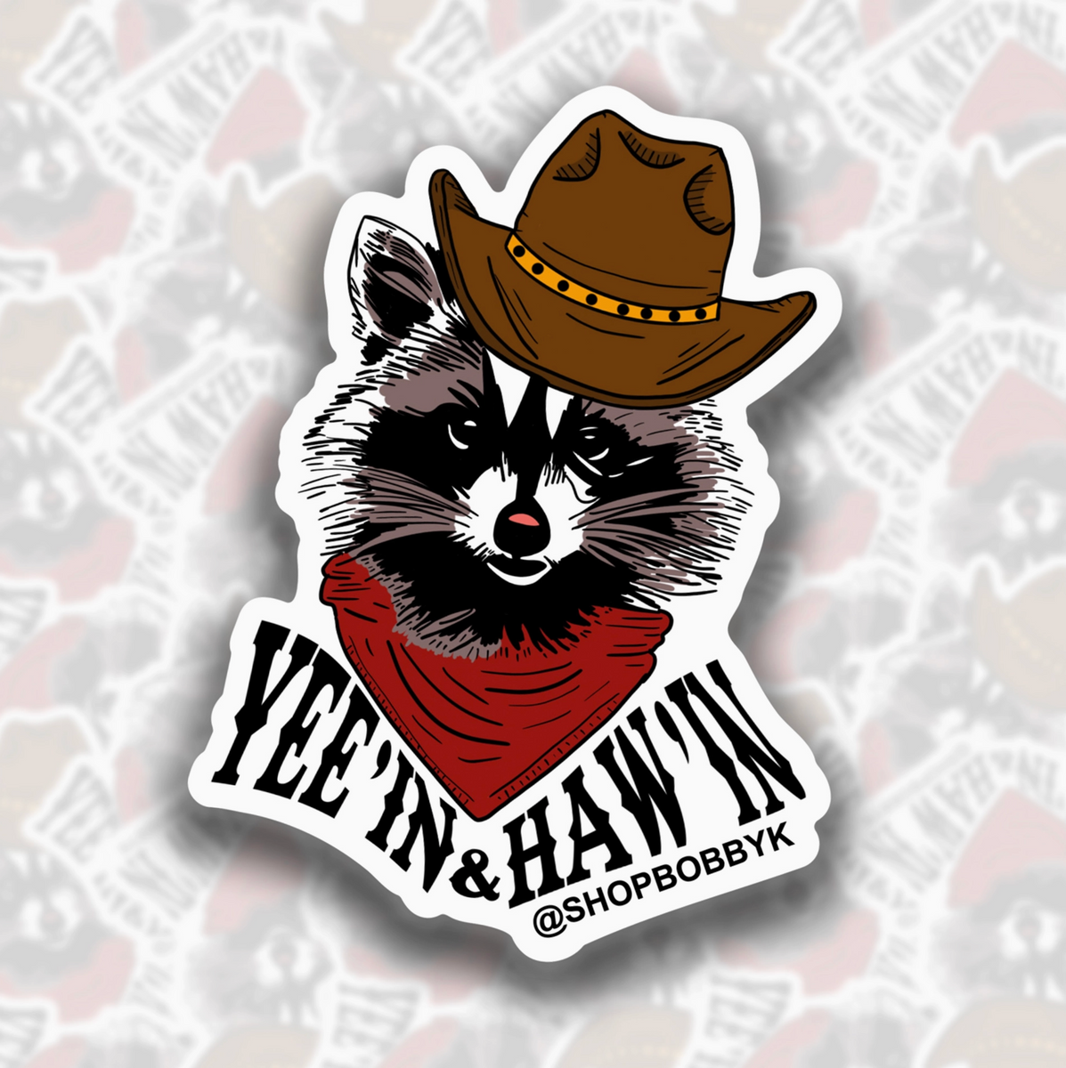 Yee'in and Haw'in Sticker – BOBBYK