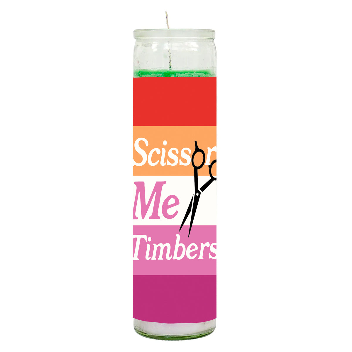 Scissor Me Timbers Rainbow Candle – BOBBYK