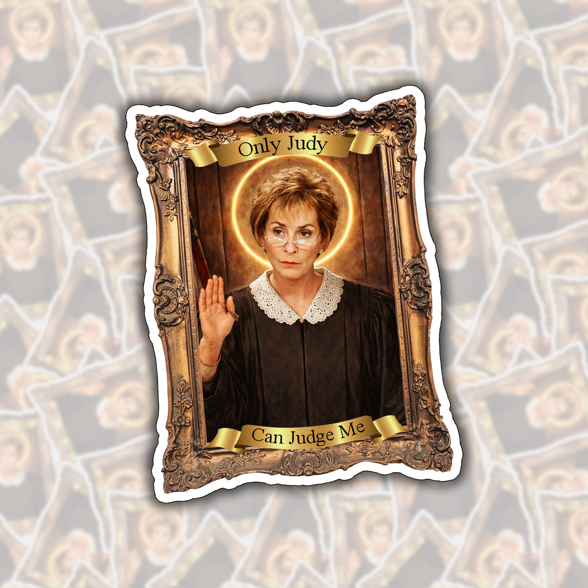 Only Judy Can Judge Me Sticker – BOBBYK