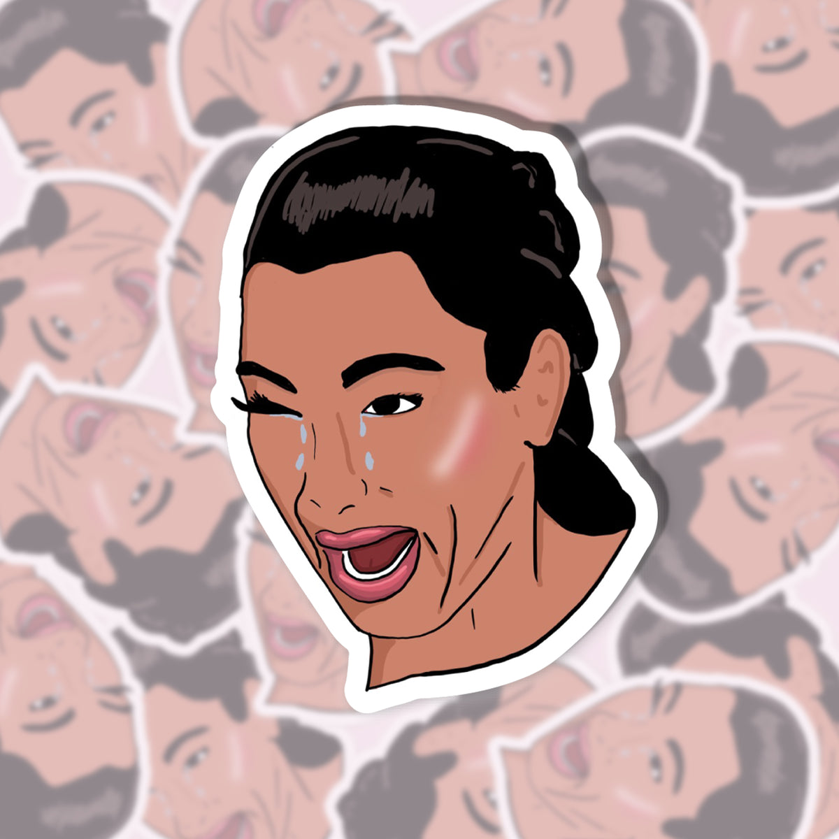 Crying Kim Sticker – BOBBYK