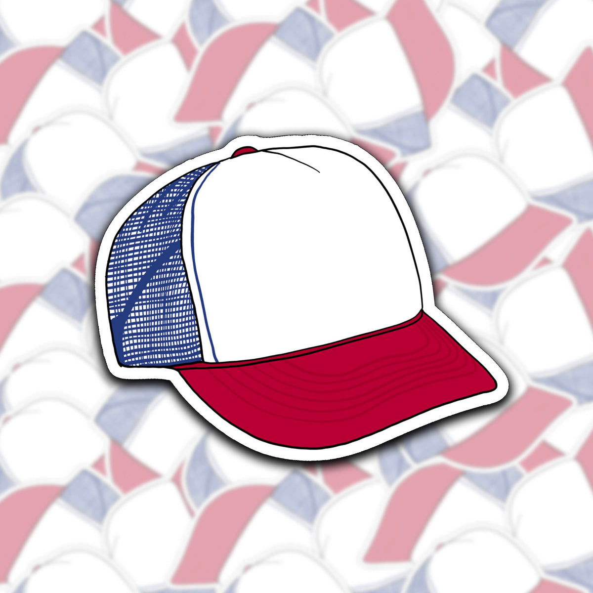 Stranger Things - Dustin's Hat Sticker – BOBBYK
